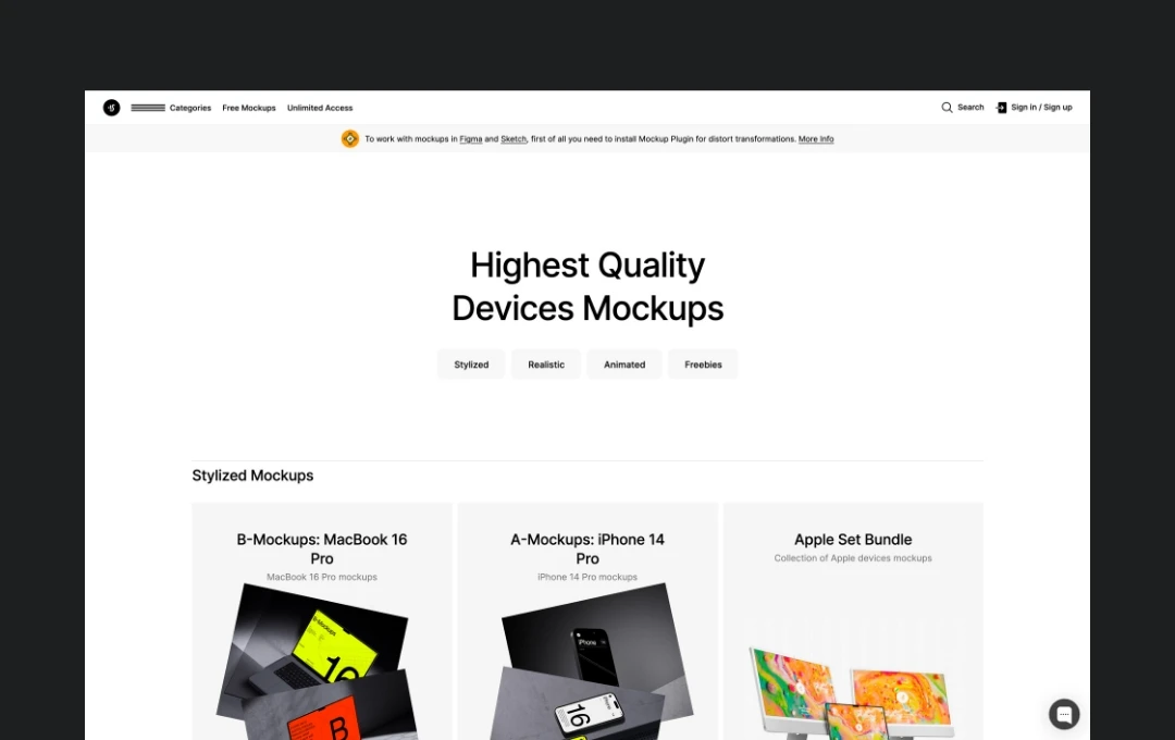 Die 7 besten Seiten für hochwertige Mockups