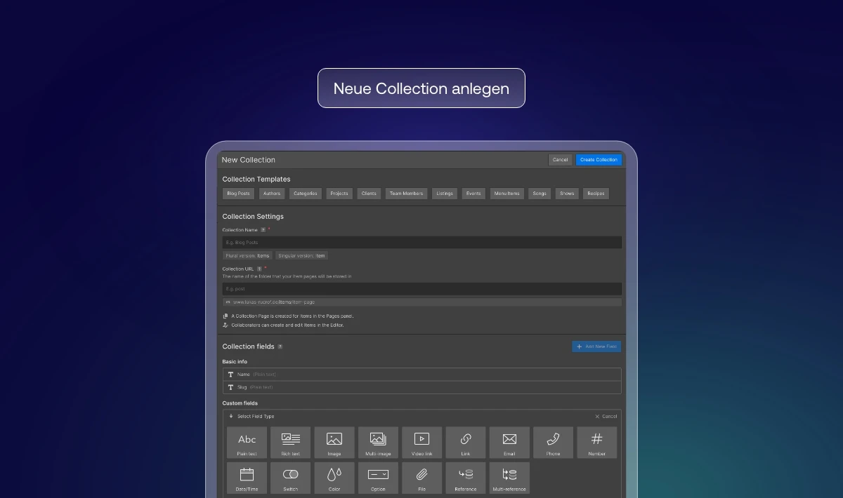 Webflow CMS Guide – Inhalte pflegen & Vorteile