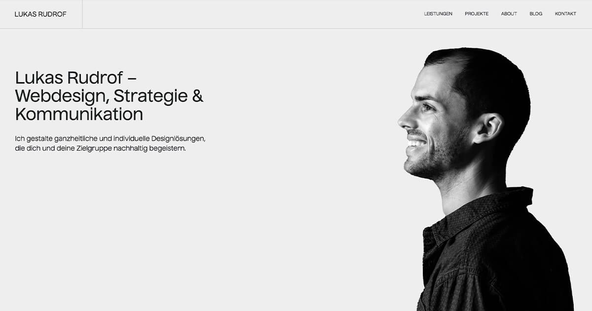 Lukas Rudrof – Webdesigner & Webflow-Experte