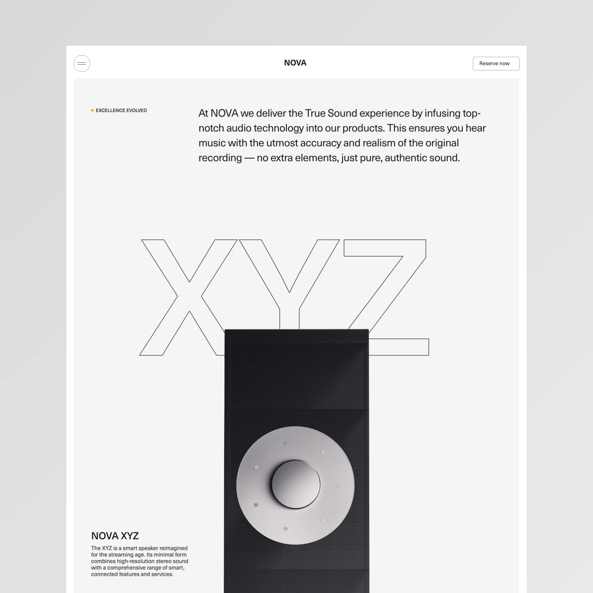 Auszeichnungen für die Case Study NOVA Speaker