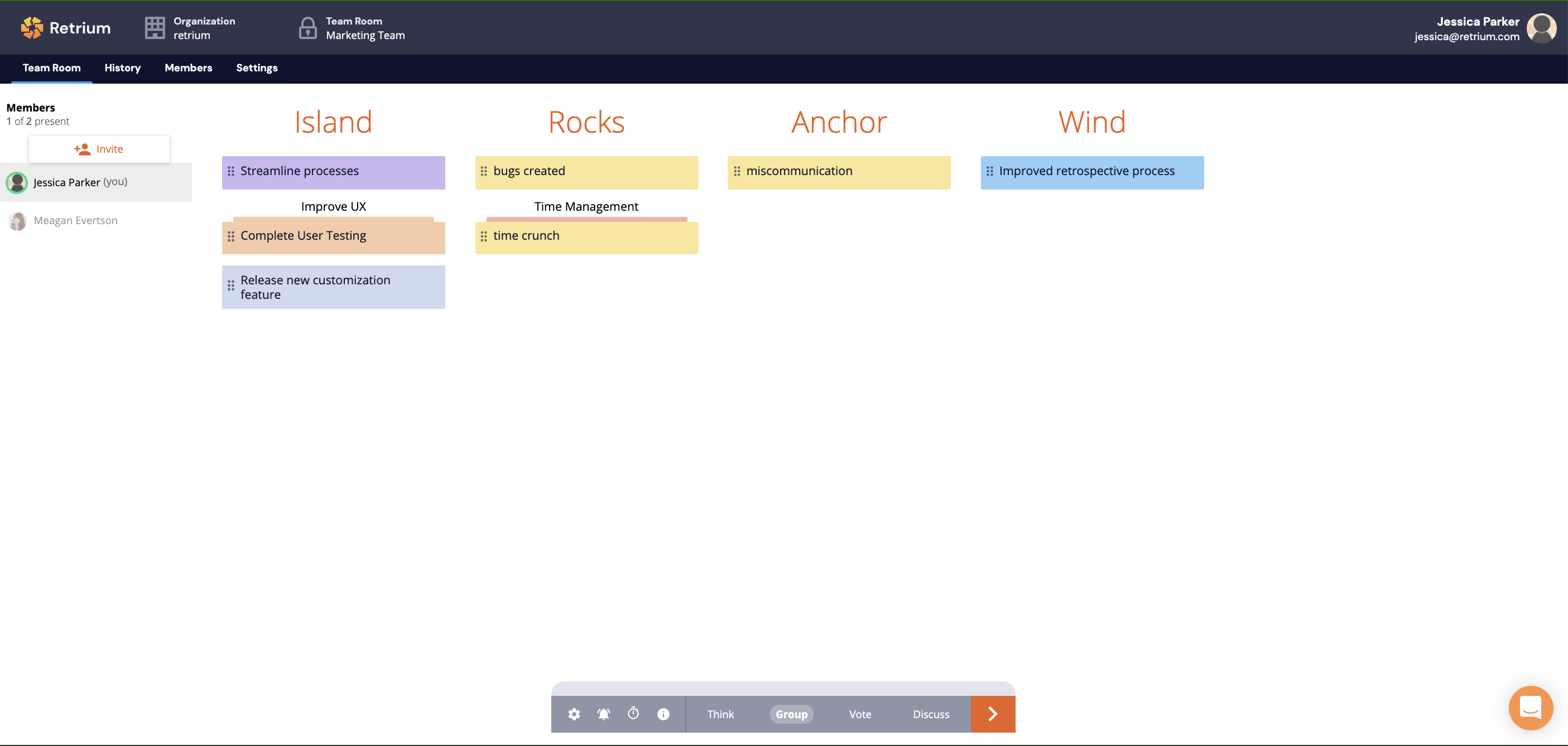 Sailboat Retrospective