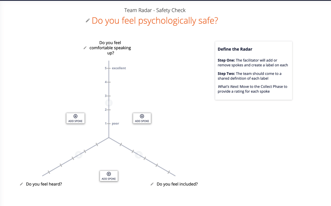Safety Check Team Radar