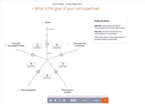 Goals Alignment Team Radar