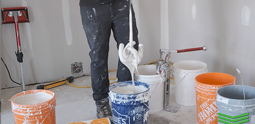 Drywall Flat Box Mud Consistency Guide | LEVEL5 Tools