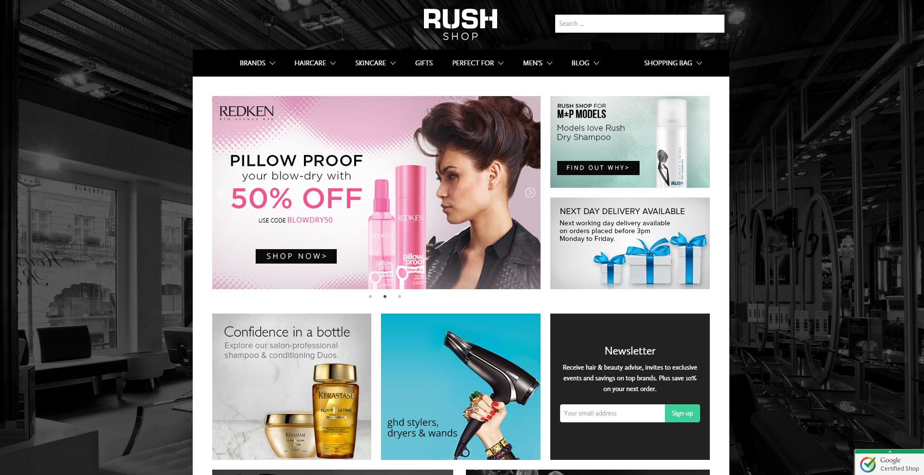 Rush Hair & Beauty | QA Case Studies | WebDepend