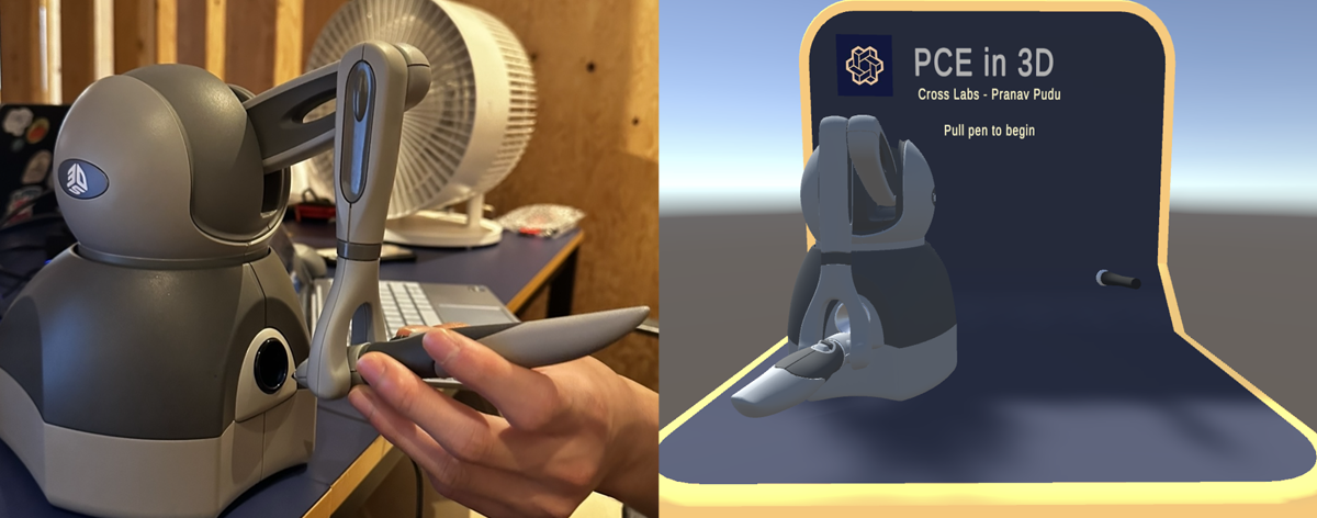 Perceptual Crossing Experiment in 3D