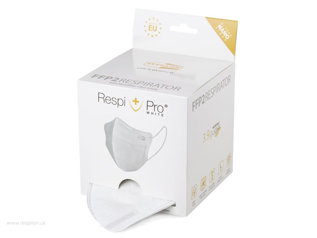 RespiPro White Respirator (3pcs) | Respilon UK