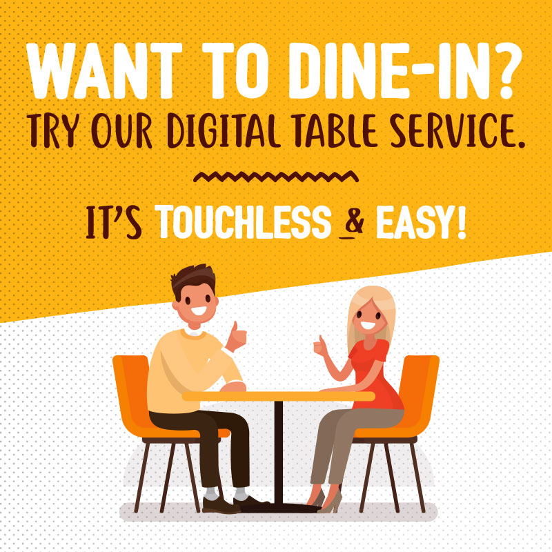 Introducing DIGITAL TABLE SERVICE!