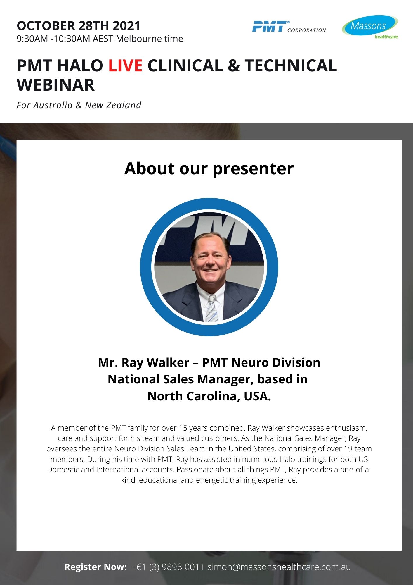 PMT Halo Webinar October 28th