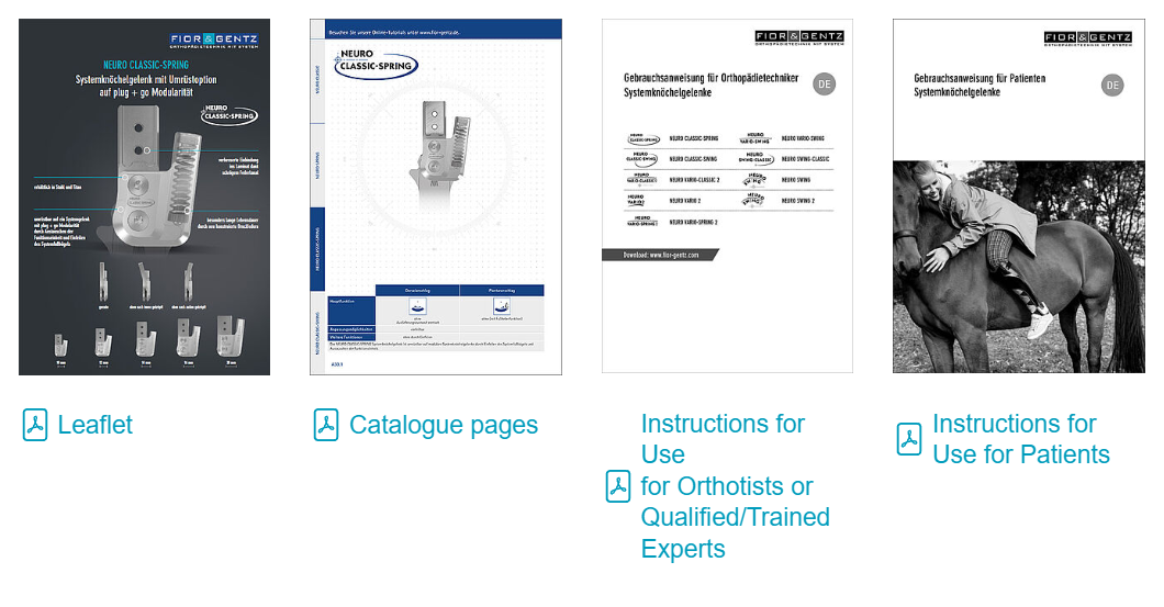 Neuro Classic-Spring | Fior & Gentz | Ankle Joints