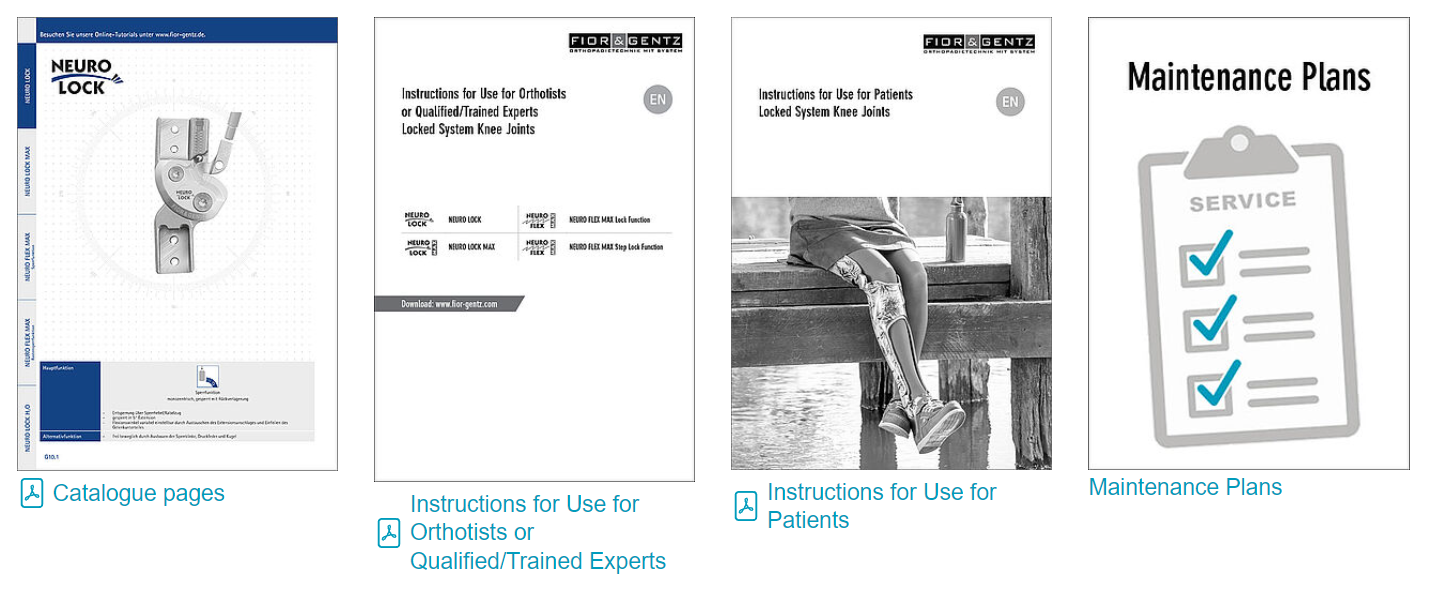 Neuro Lock | Fior & Gentz | Knee Joints