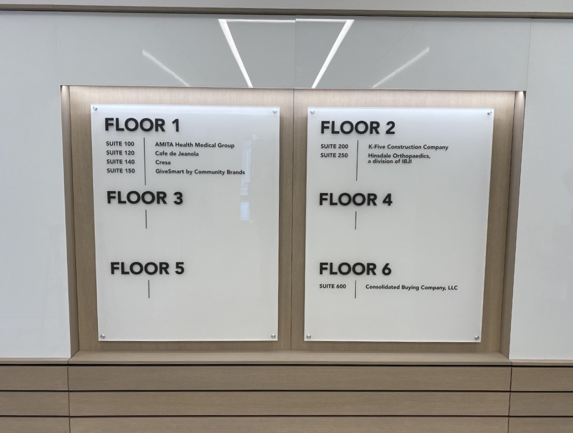 4 Tips for Creating an Effective Wayfinding Sign System