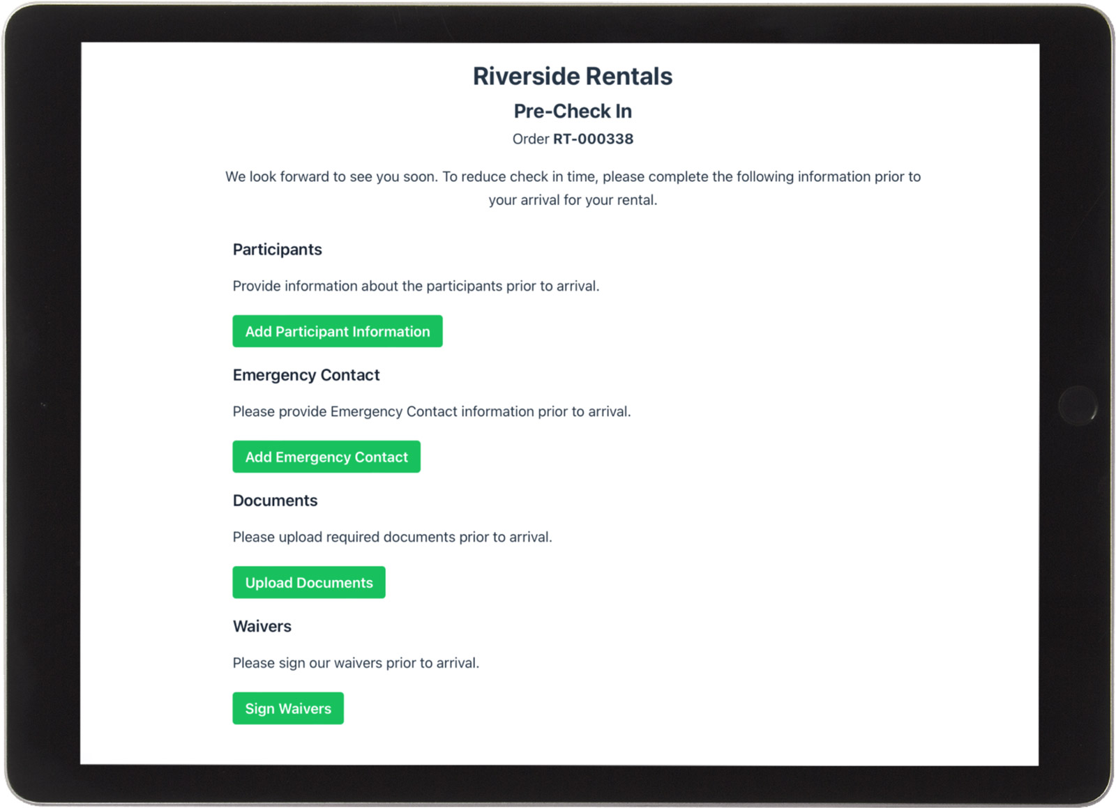 RV Rentals Booking Software
