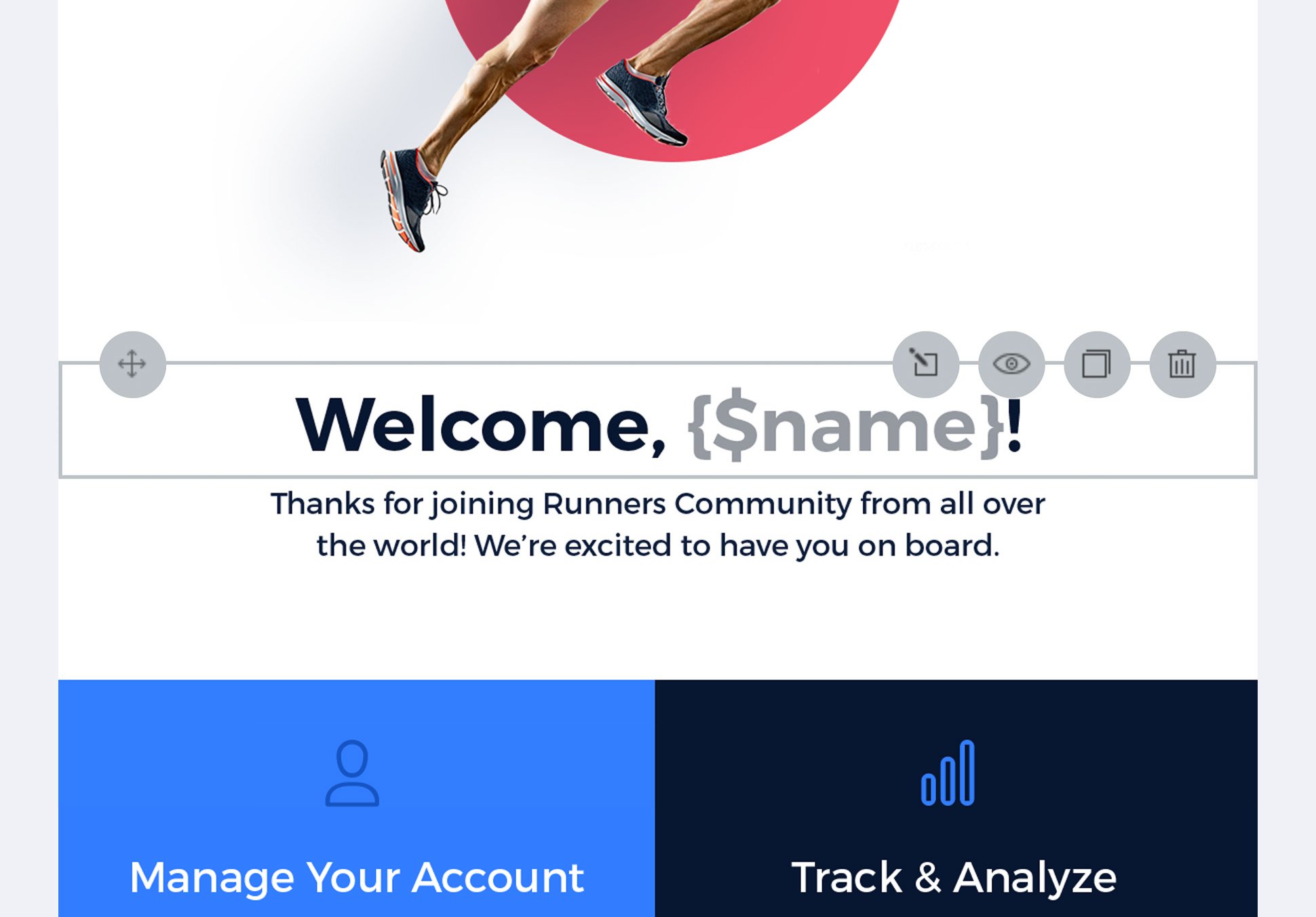 Drag and Drop Email Builder for Sendy