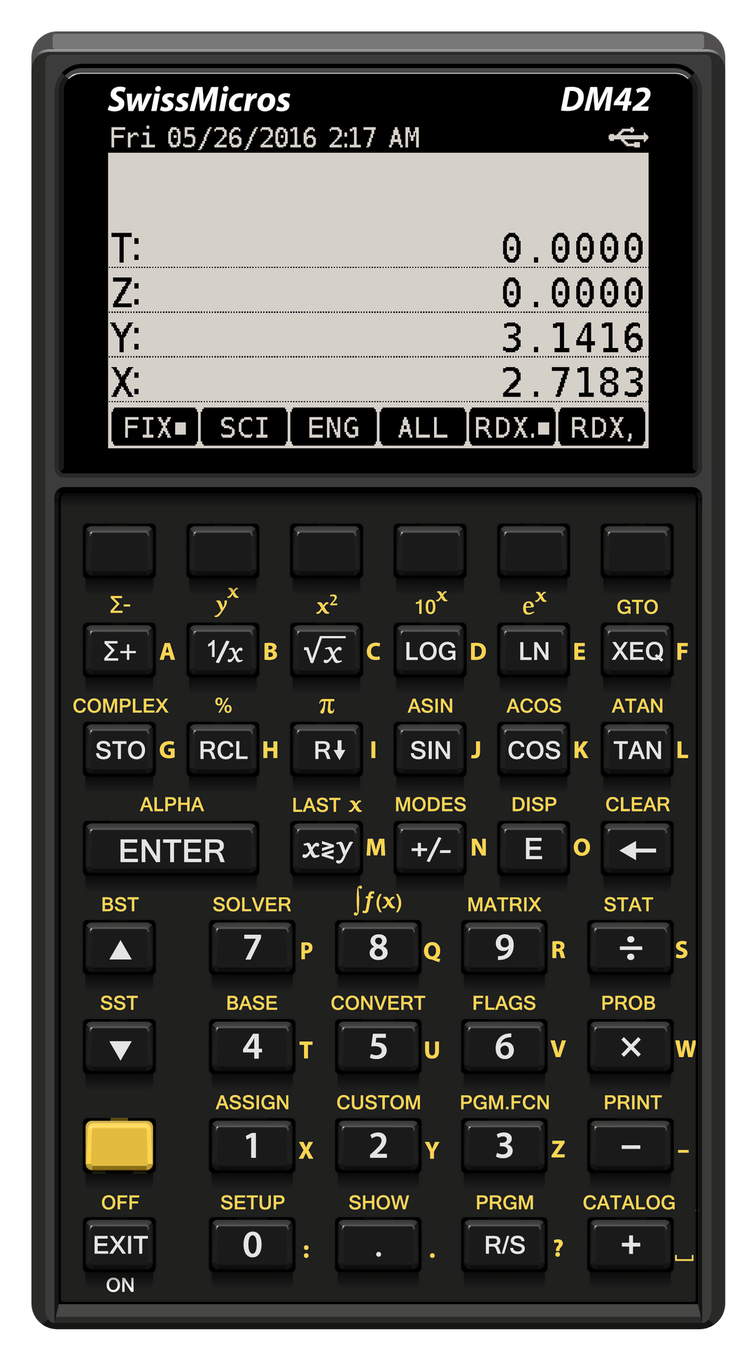SwissMicros Model DM42 RPN Calculator