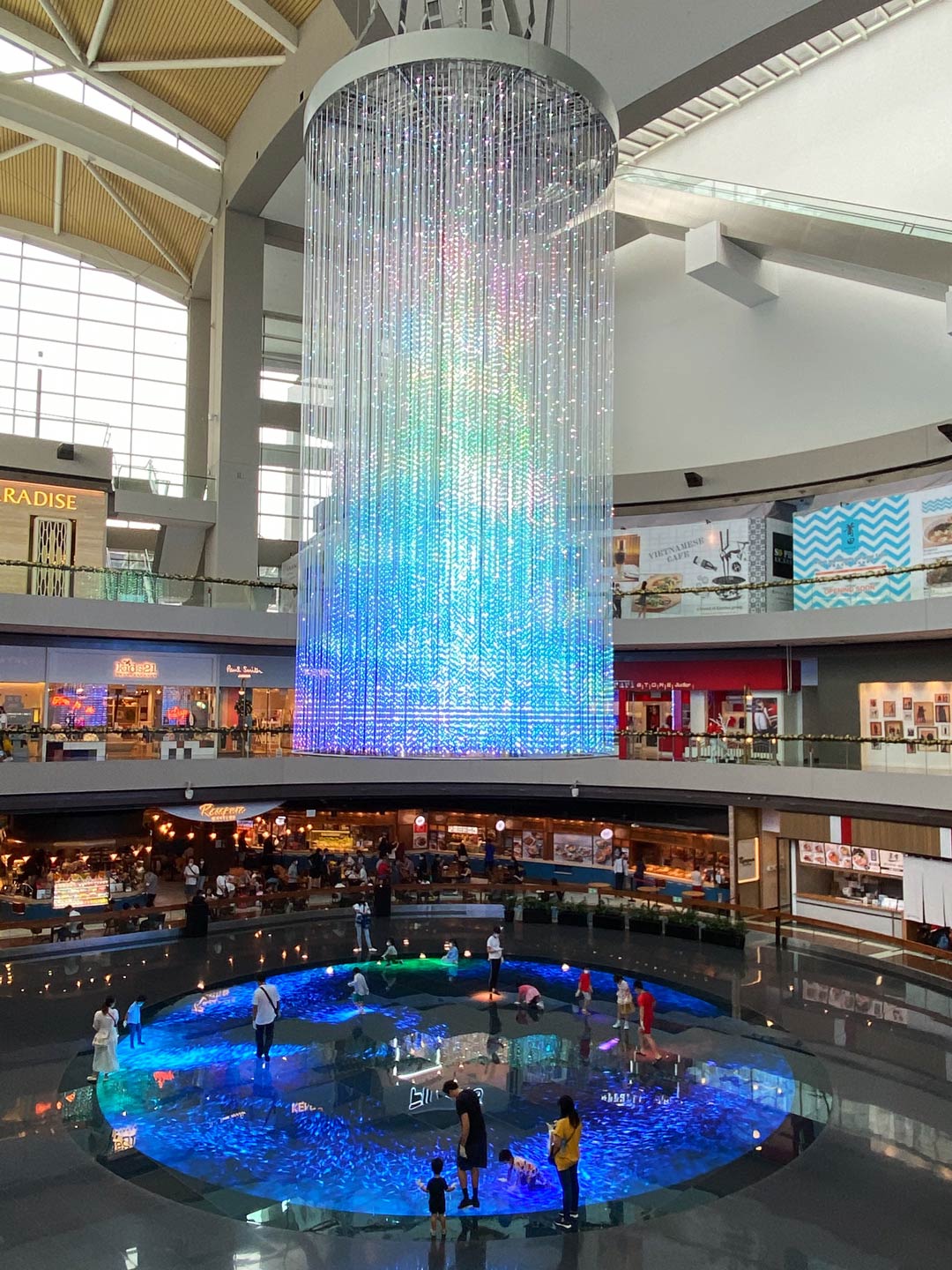 Digital Light Canvas: An interactive light installation at Marina Bay Sands