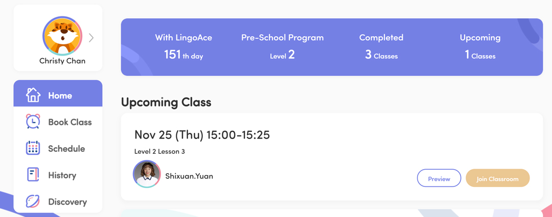 LingoAce Online Chinese Learning Platform: Review of the Preschool Program
