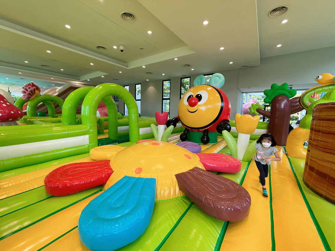 Jumptopia: Wonder Garden - A garden themed bouncy castle park at ...