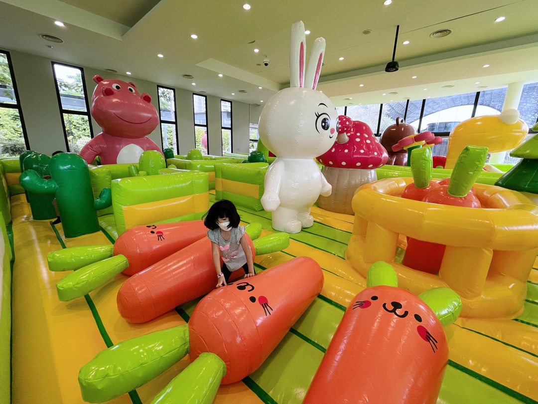 Jumptopia: Wonder Garden - A garden themed bouncy castle park at ...