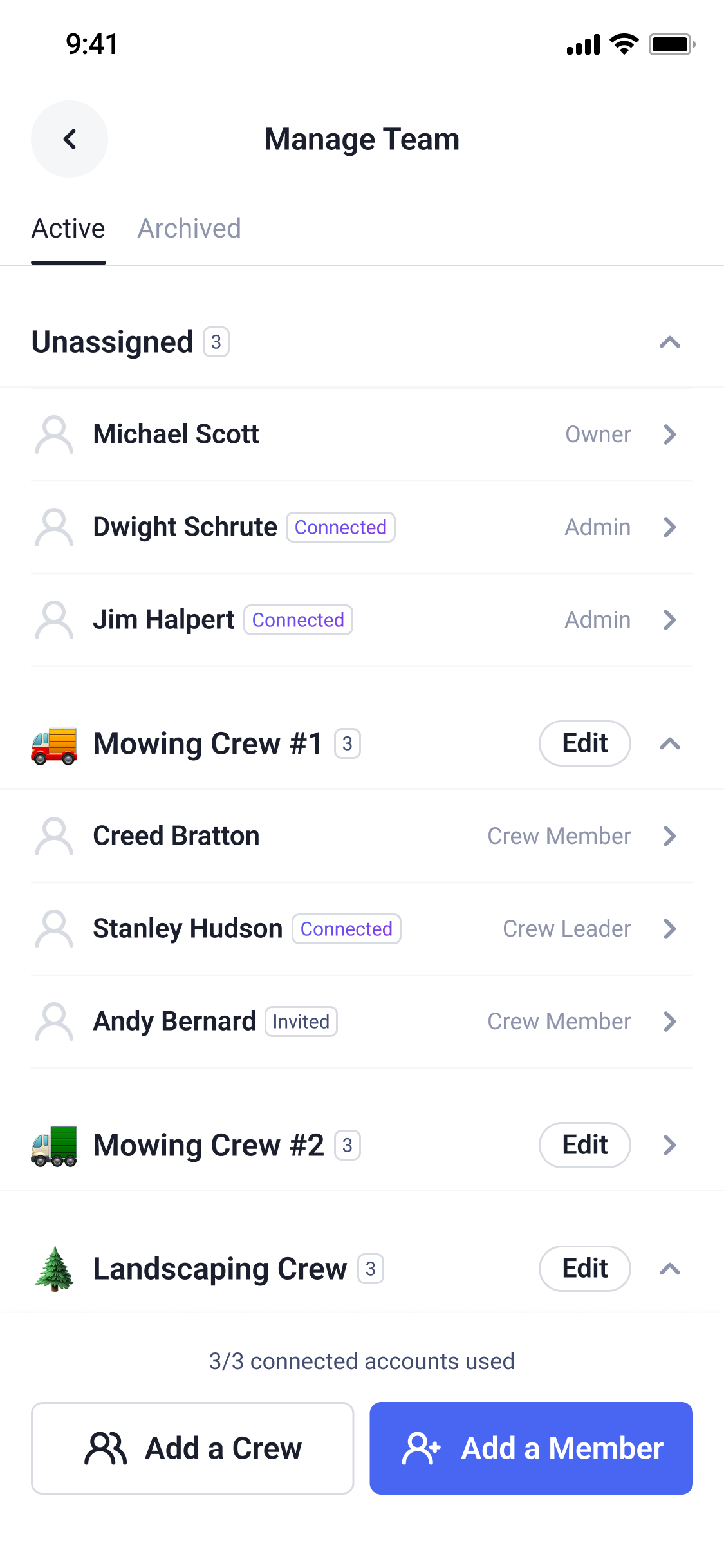 Manage your crews with Check