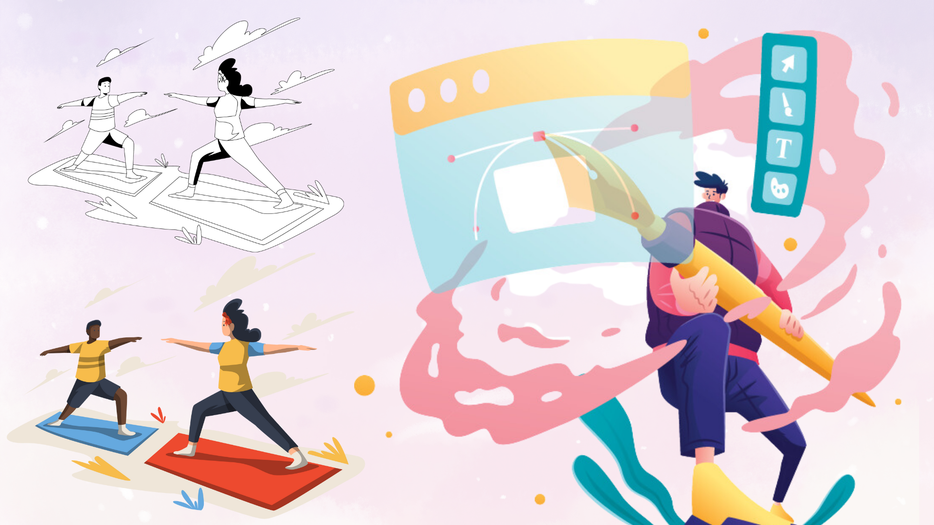 Different Types of Illustrations to Use in Website Design