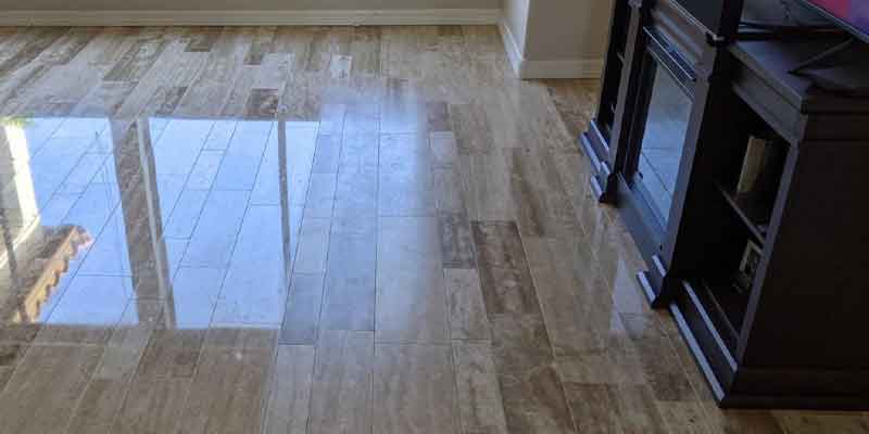 Travertine Tile Polishing Process