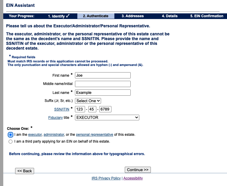 How To Obtain an Estate EIN