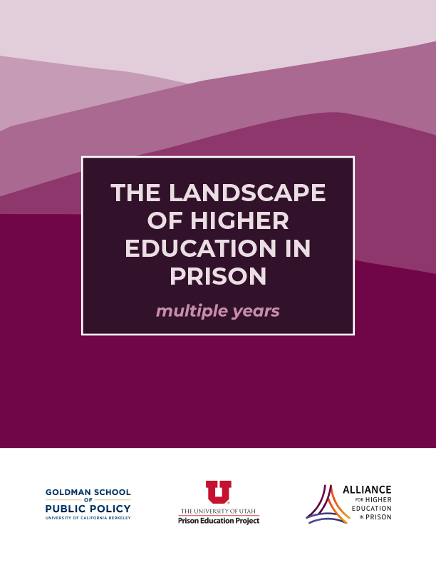 The Landscape of Higher Education in Prison