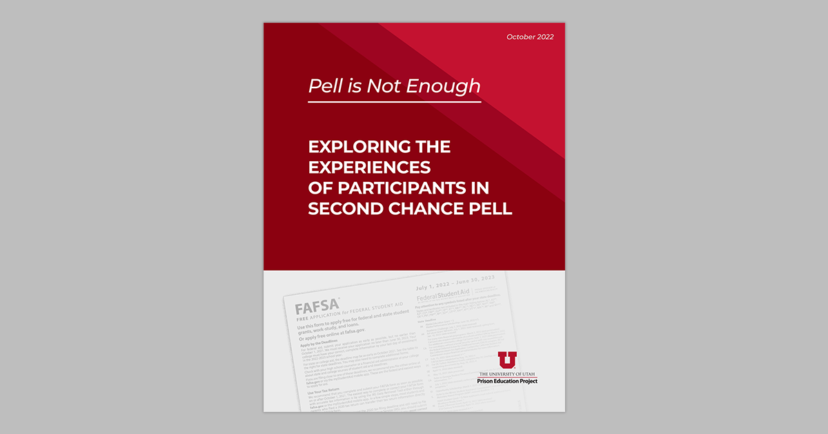 Pell is Not Enough: Exploring the Experiences of Participants in Second ...
