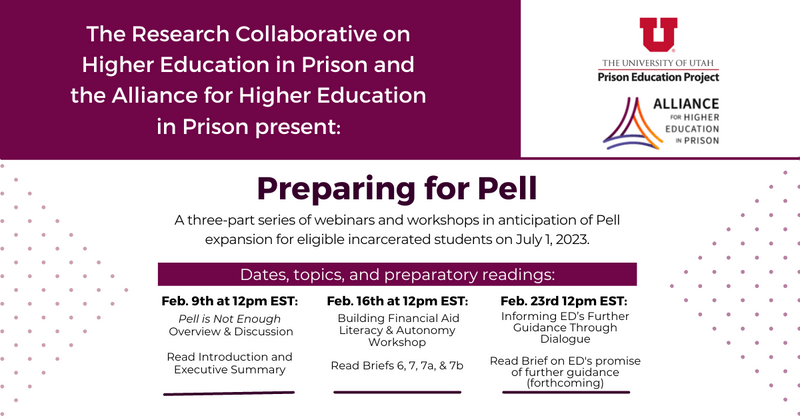 The Research Collaborative on Higher Education in Prison and the ...