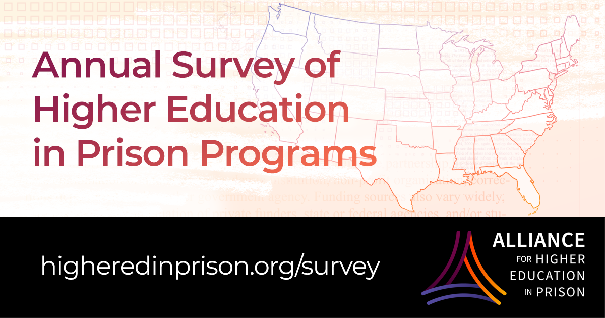 Higher Education in Prison Annual Survey
