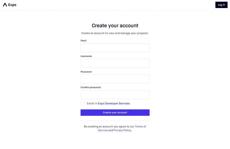 Create Account Page with Sign Up Form | UI/UX Patterns