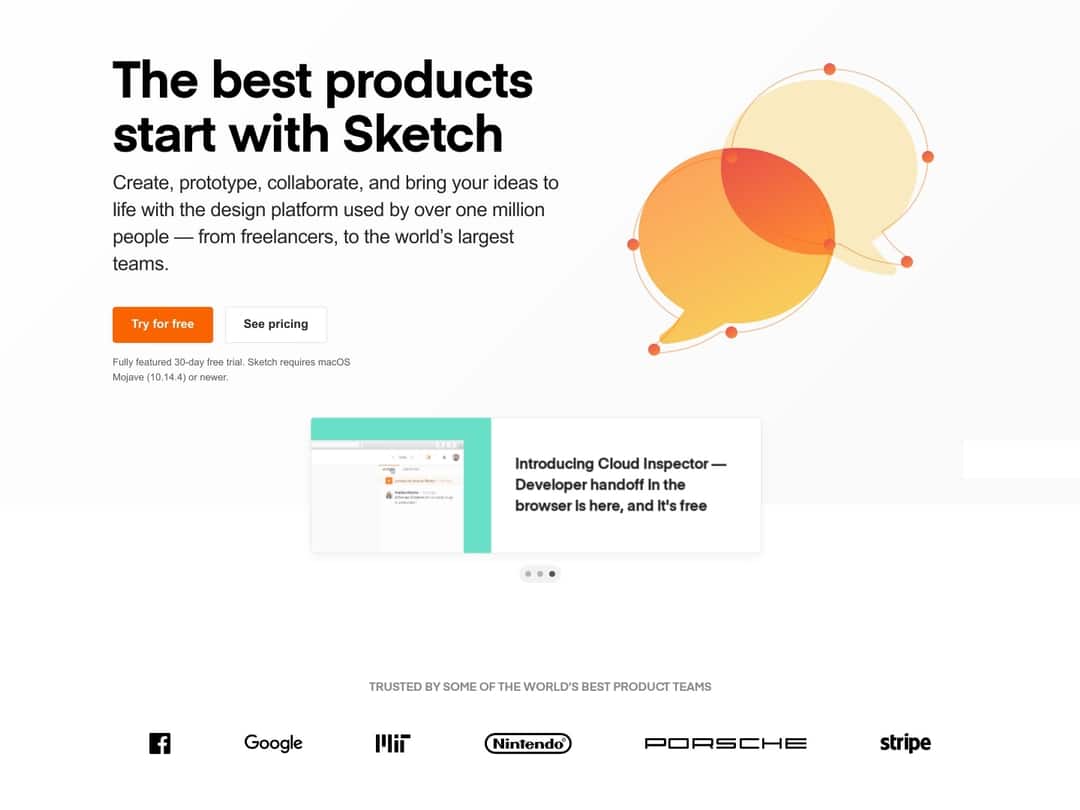 Hero Section with CTA Buttons & Logotypes | UI/UX Patterns