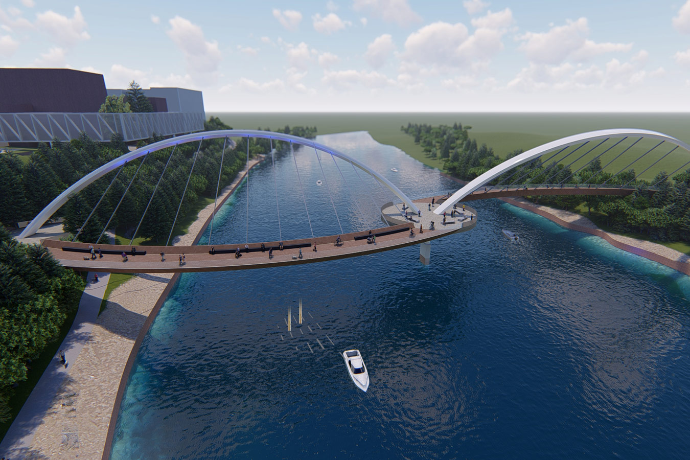 Kotahitanga Pedestrian Bridge | Public & Civic