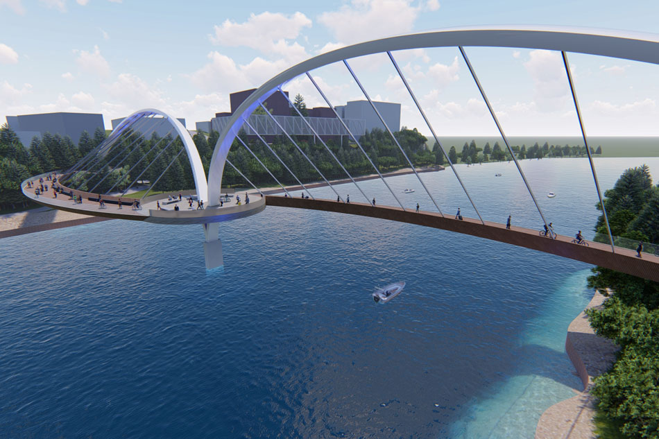Kotahitanga Pedestrian Bridge | Public & Civic