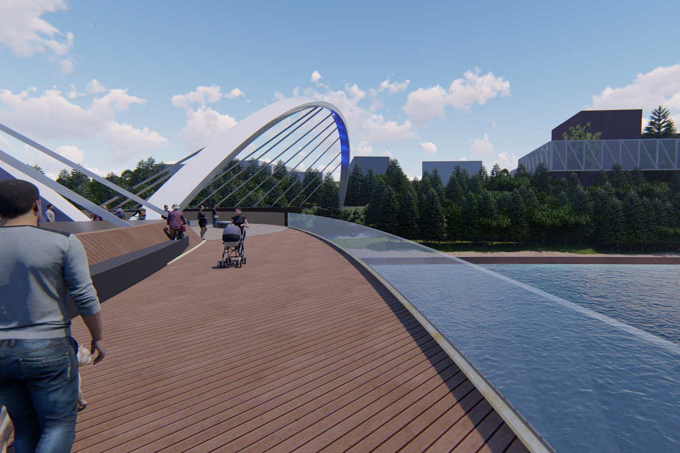 Kotahitanga Pedestrian Bridge | Public & Civic