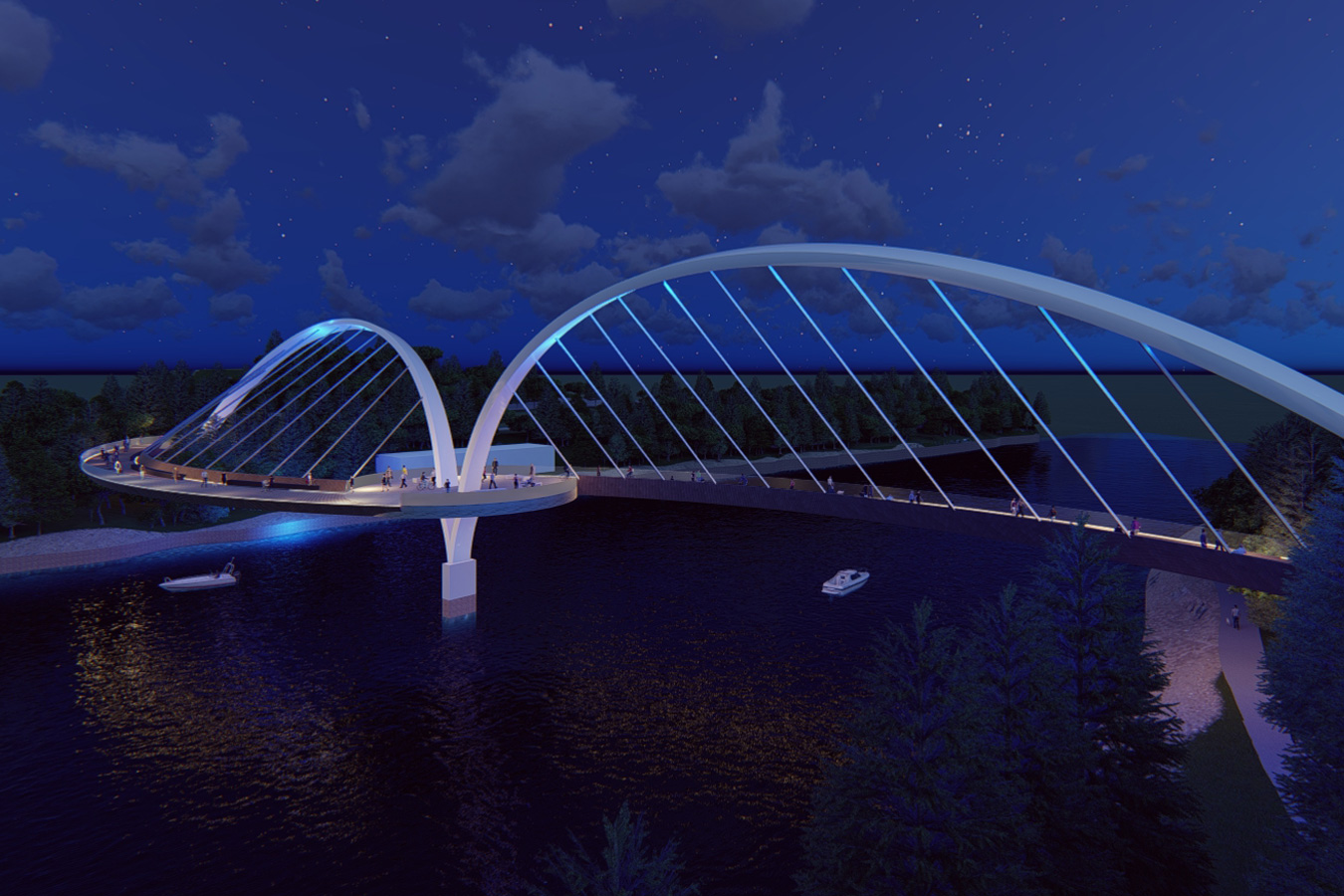 Kotahitanga Pedestrian Bridge | Public & Civic