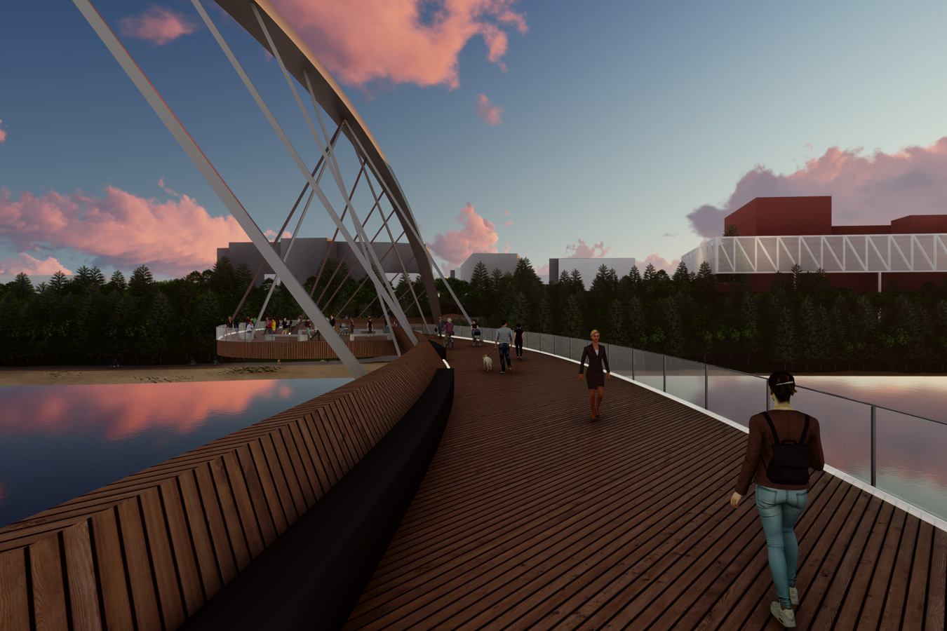 Kotahitanga Pedestrian Bridge | Public & Civic