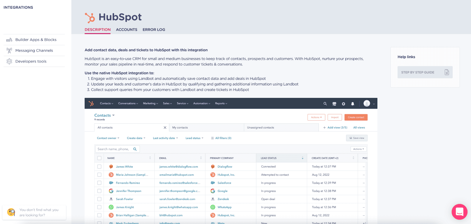 HubSpot Chatbot Integration Empower Your Chatbot With CRM HubSpot Chatbot Integration Empower Your Chatbot With CRM