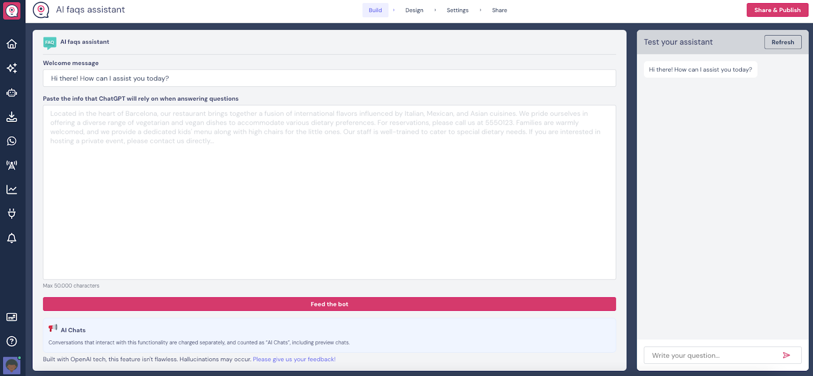 How to Build an AI Chatbot without Coding | Landbot