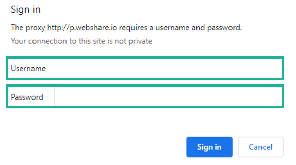 How to use Webshare's proxies on Android device