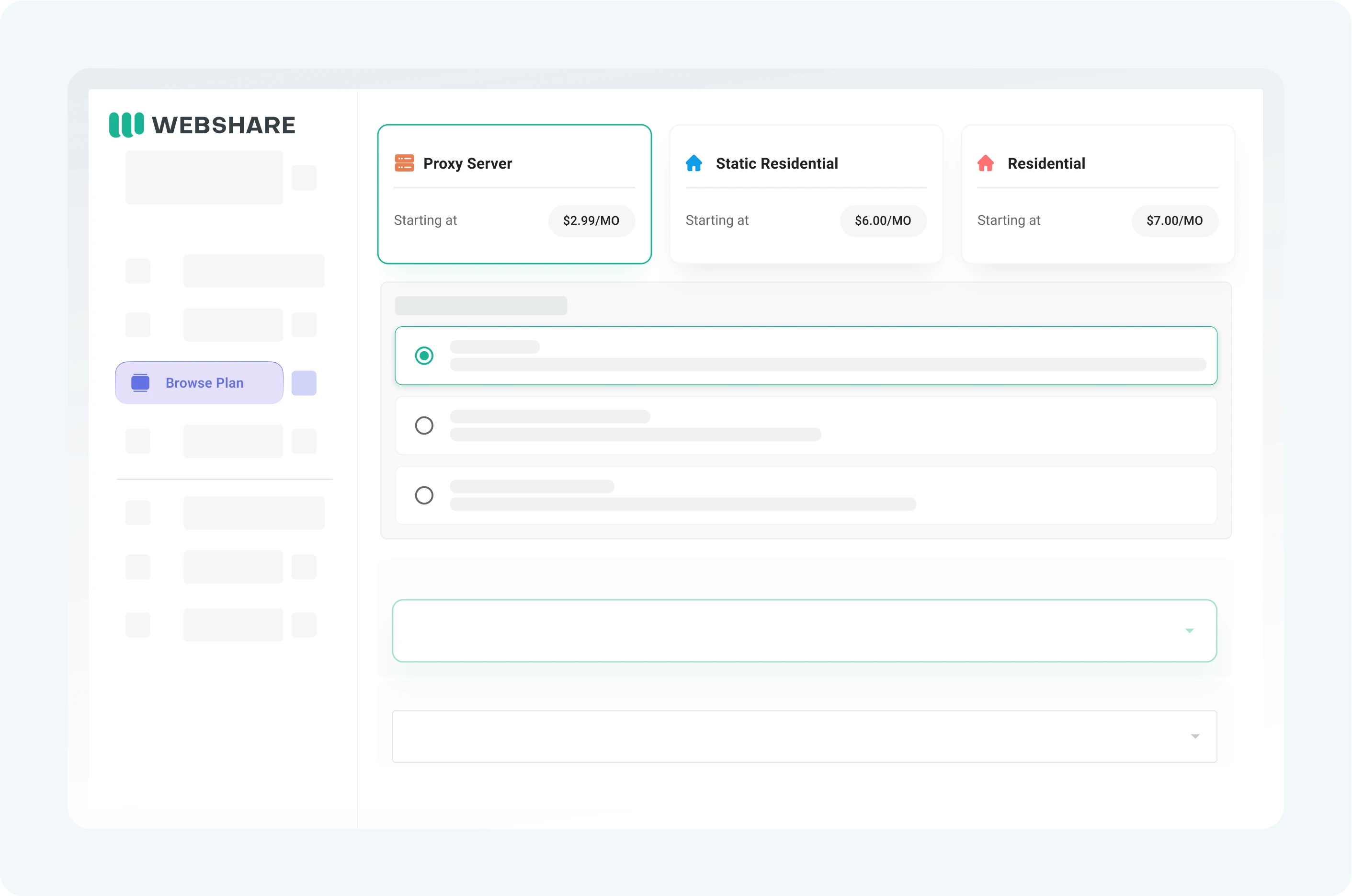 Proxy Service | API Available | Webshare