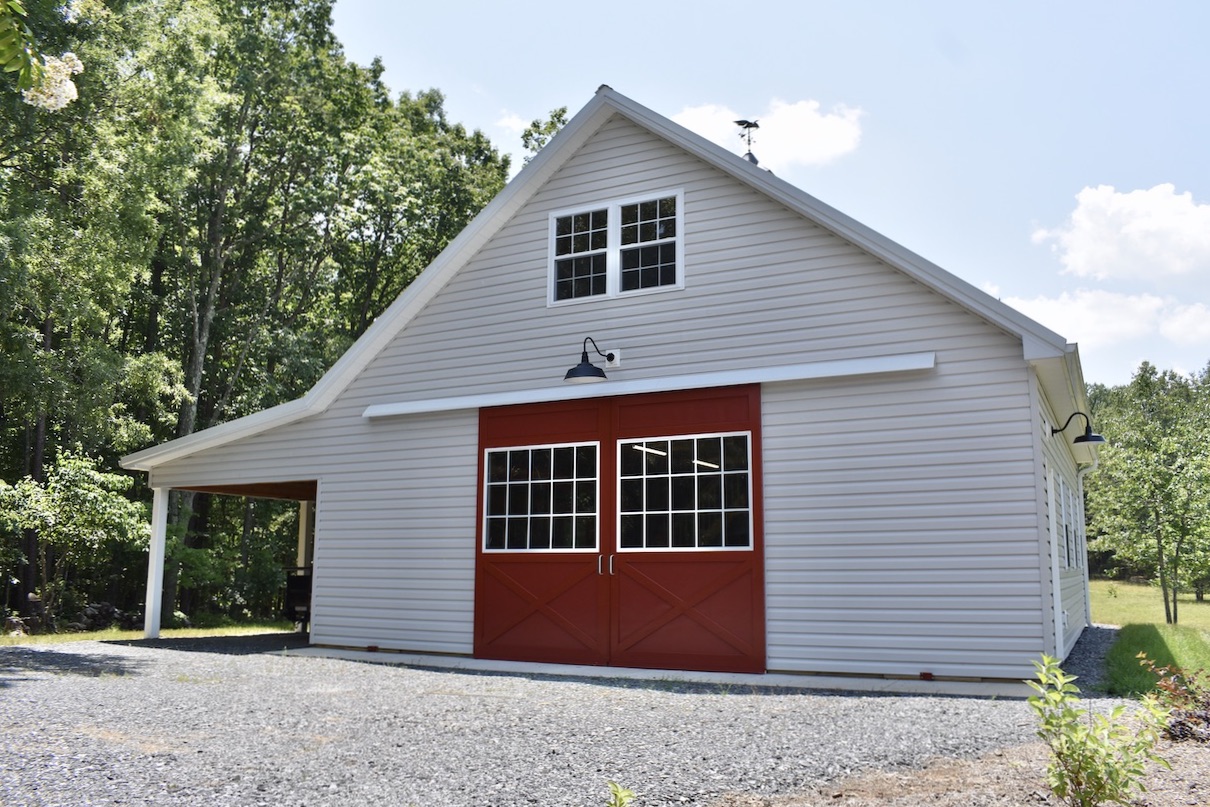 30x32x10 Storage Building in Palmyra, VA (RJC21002) - Superior Buildings