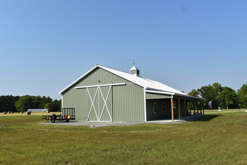 40x70x12 Hobby Barn in Mechanicsville, VA (RBA22013) - Superior Buildings