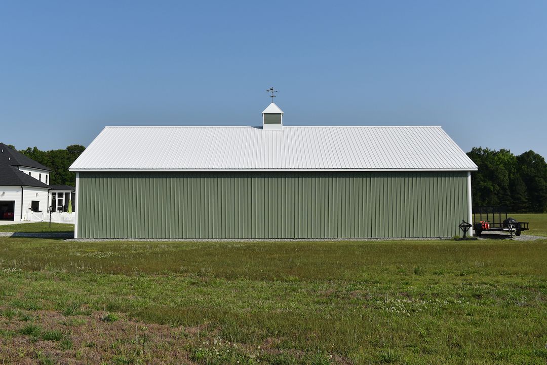 40x70x12 Hobby Barn in Mechanicsville, VA (RBA22013) - Superior Buildings
