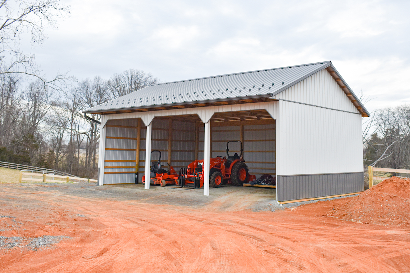 24x36x12 Farm Building in Orange, VA (AJB23046) - Superior Buildings