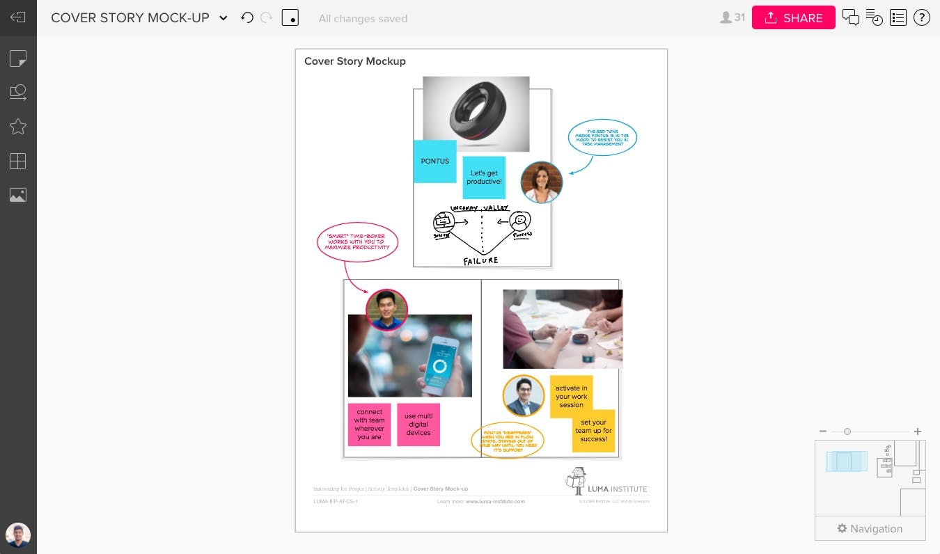 Cover Story Mock-Up Template | MURAL