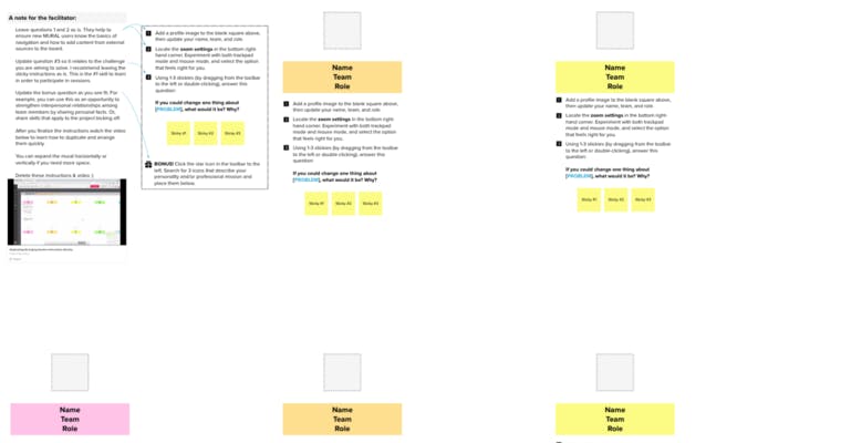 Pre-Work Template | MURAL