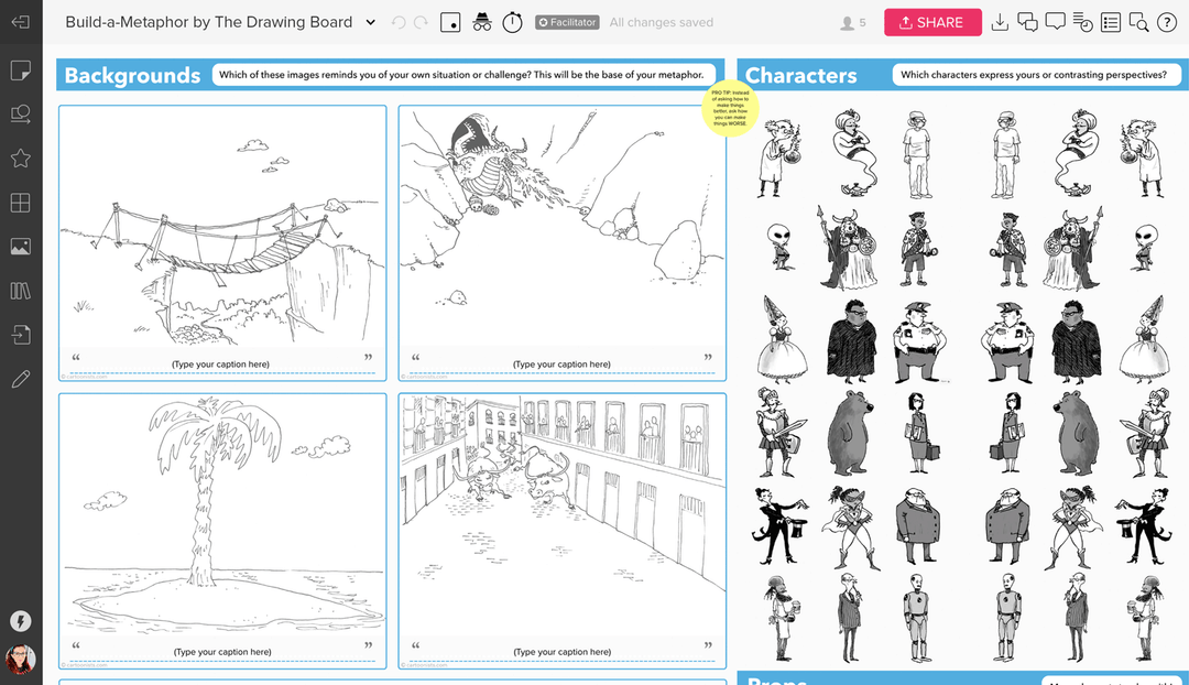 Build-a-Metaphor Template | MURAL