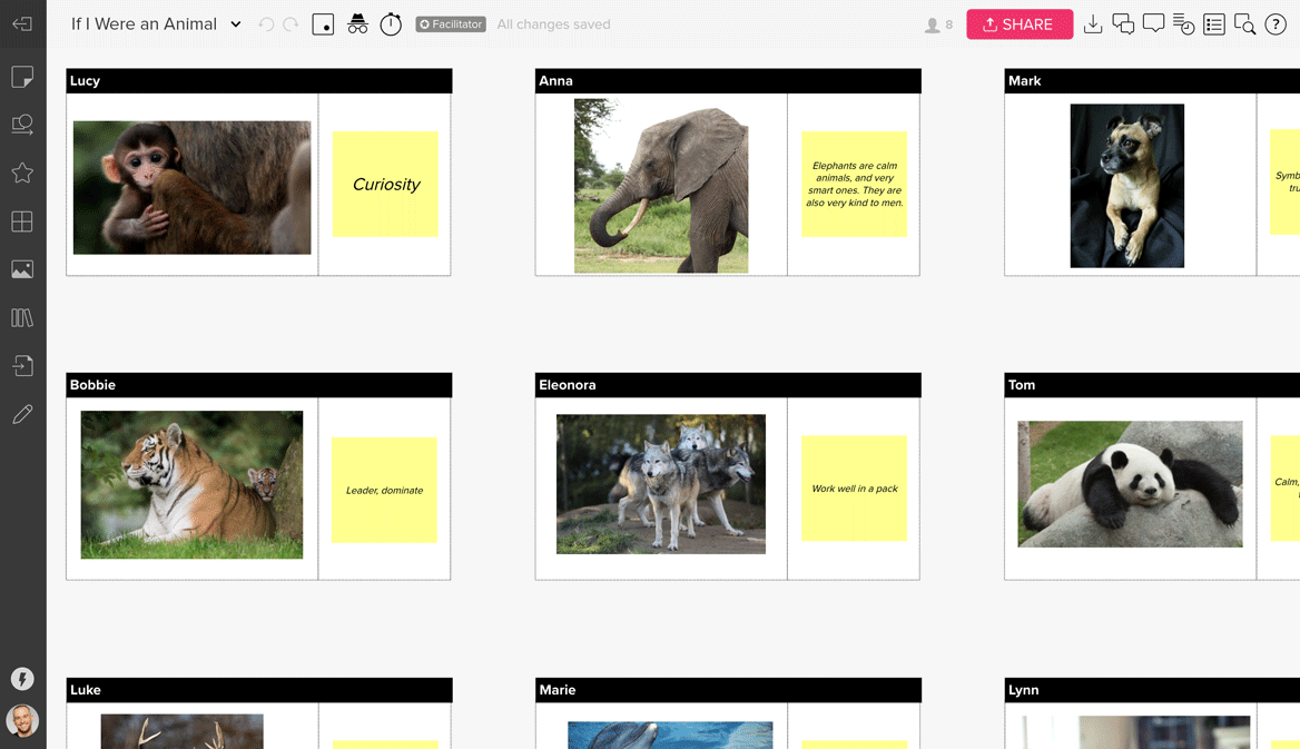 If I Were An Animal Template | MURAL